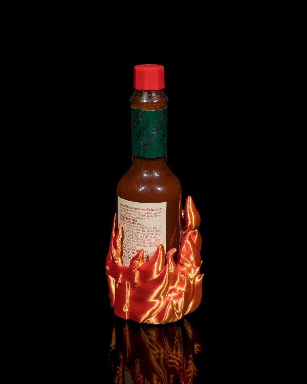 Fiery Tabasco Sauce Stand | 3D Printed | Kitchen Decoration | Spice ...