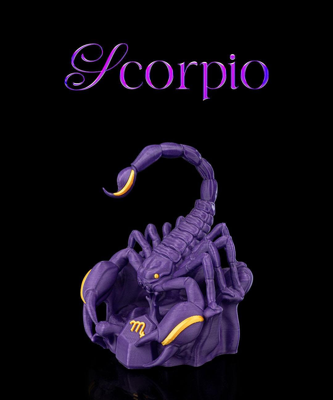 Scorpio: A Fiery Zodiac Sign | 3D Printed | Scorpio Zodiac ...