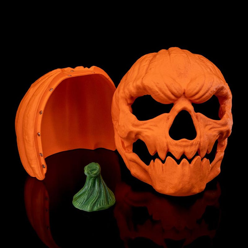 Pumpkin Head Mask - Etsy
