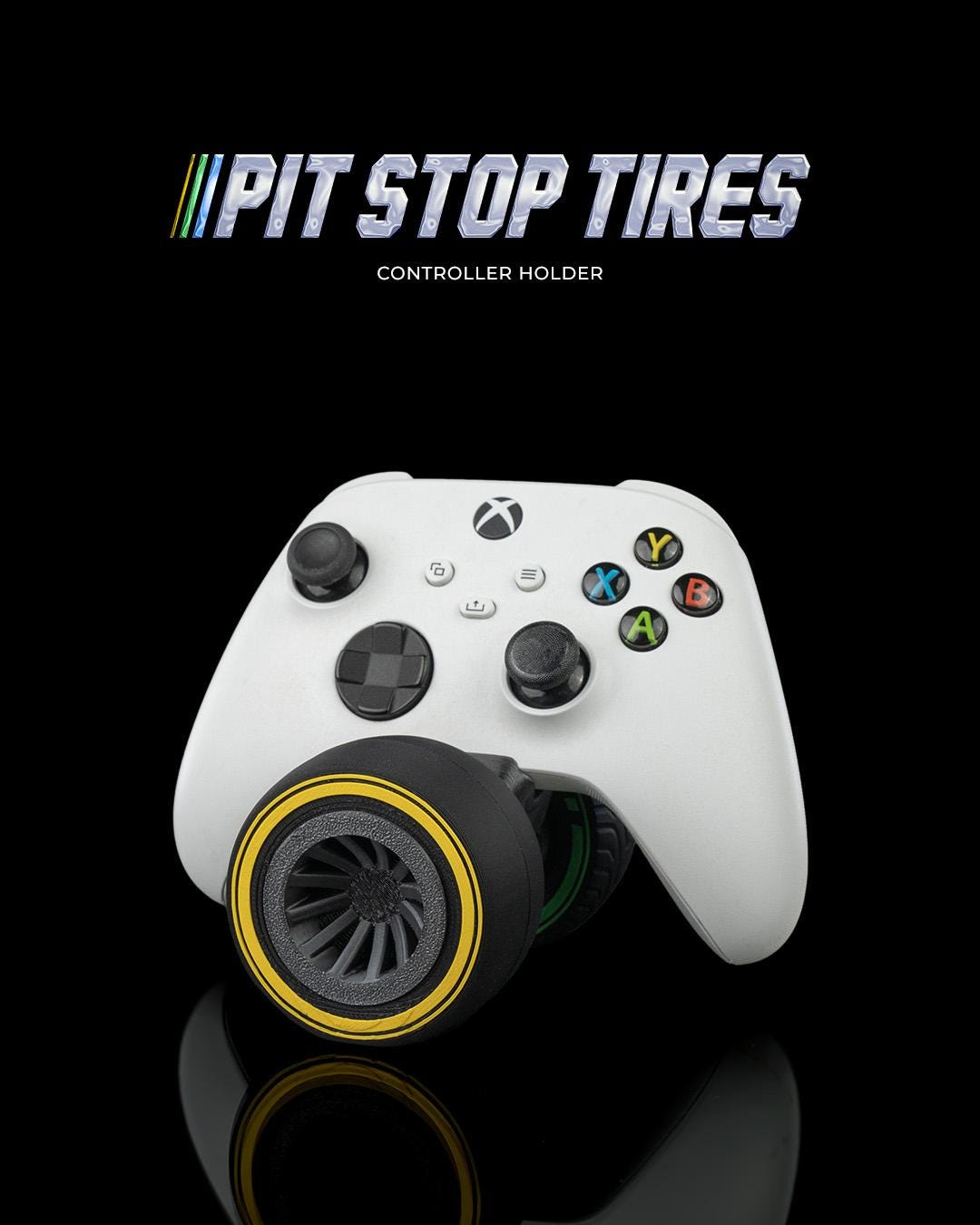 Pit Stop Tires Controller Holder | 3D Printed | Racing Controller Stand ...