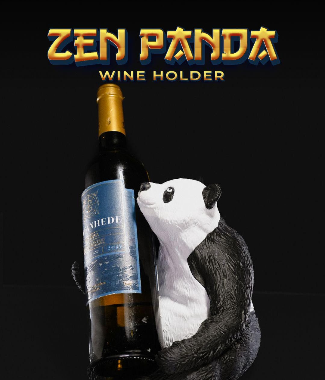 Zen Panda Wine Holder | 3D Printed Bottle Stand | High Quality ...