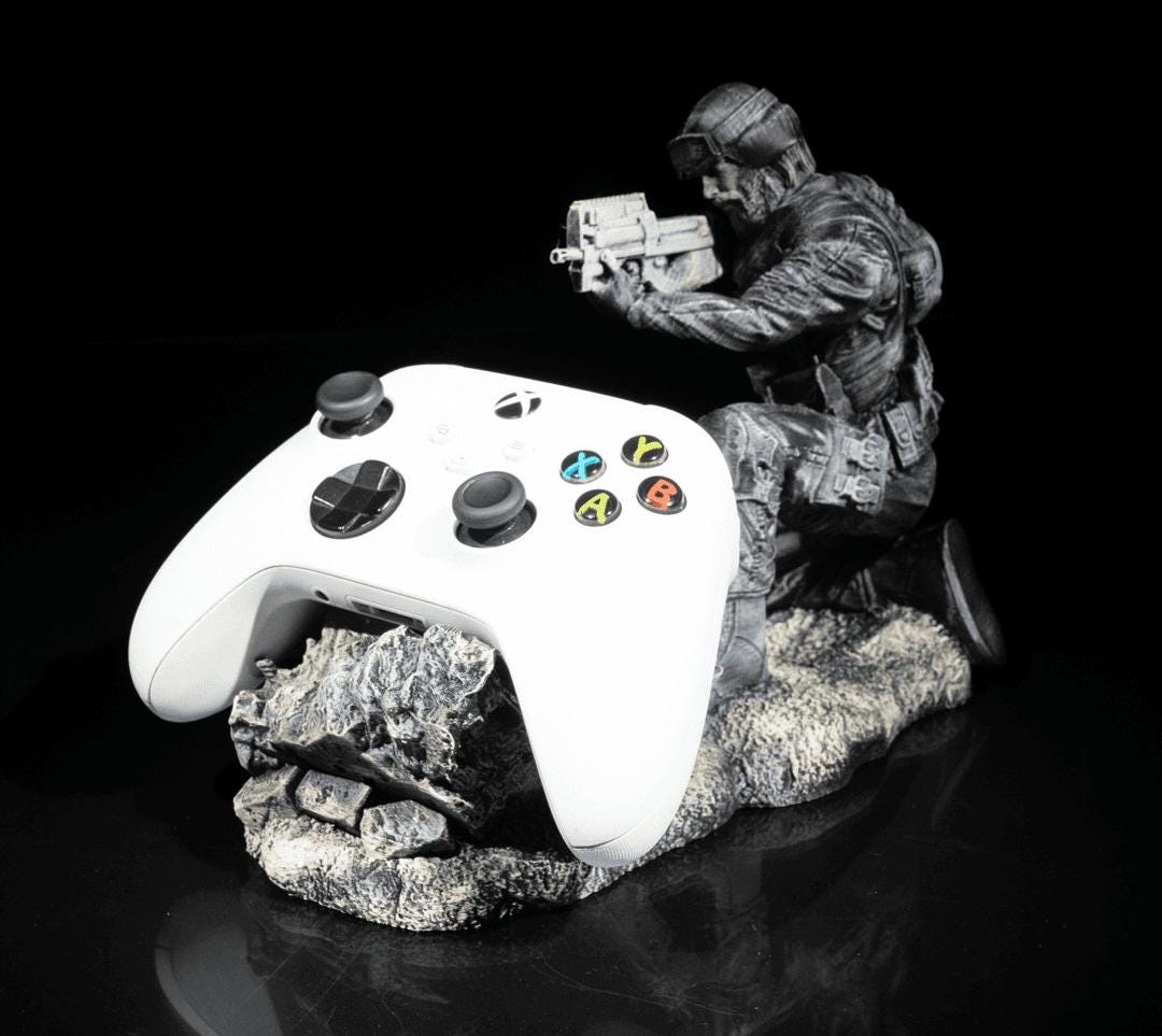 Soldier Controller Holder | 3D Printed | 1 Player | Controller Stand ...
