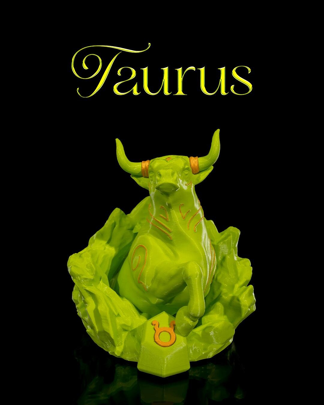 Taurus the Bull: A Powerful Celestial Presence | 3D Printed | Taurus ...