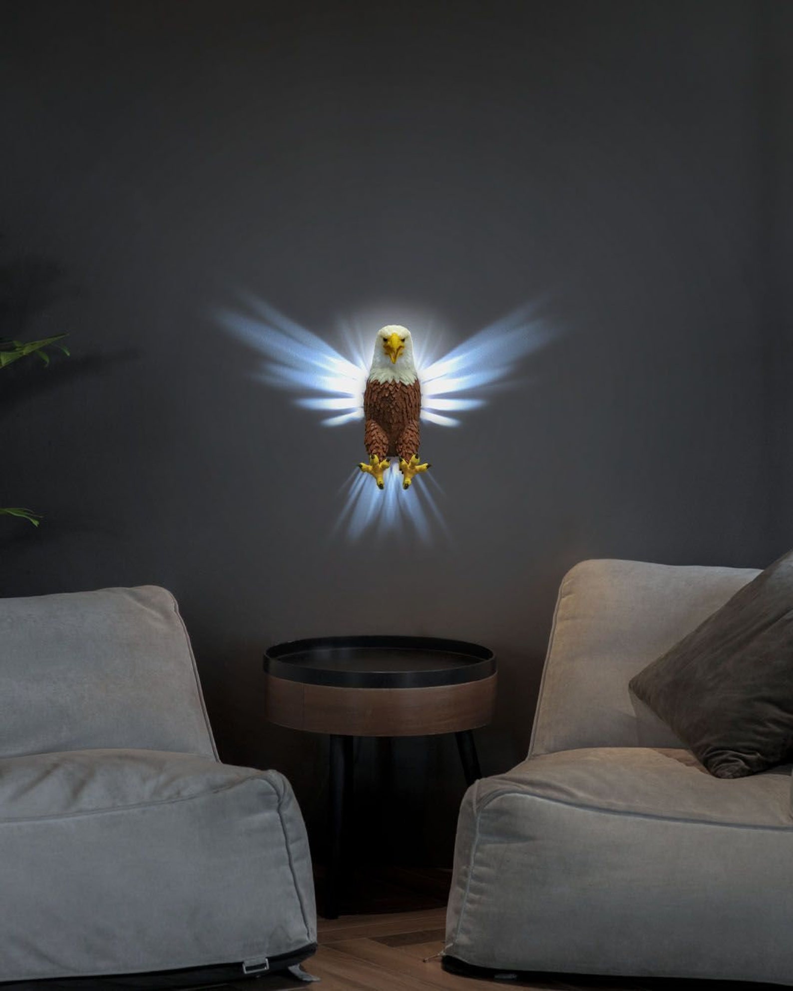 Realistic Eagle Wall Light | 3D Printing | High-quality | Home Decor | Wall Light - Etsy
