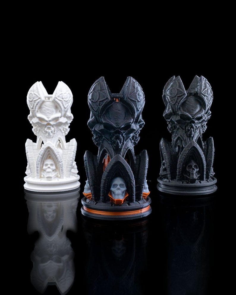 Hell's Gambit Chess Set | Demonic Chess Board | 3D Printed | High ...