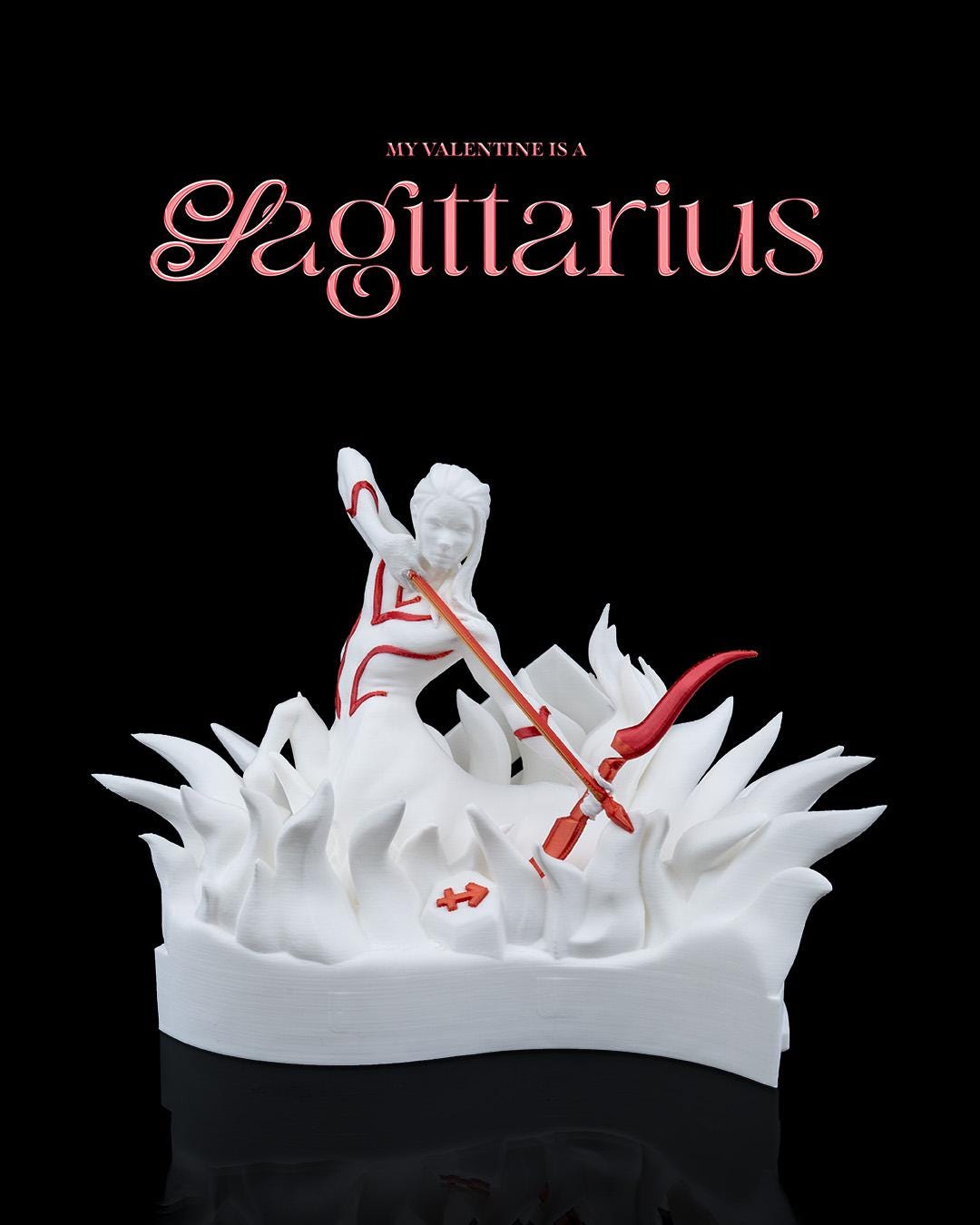 My Valentine is a Sagittarius | 3D Printed | Zodiac Love | Valentine's ...