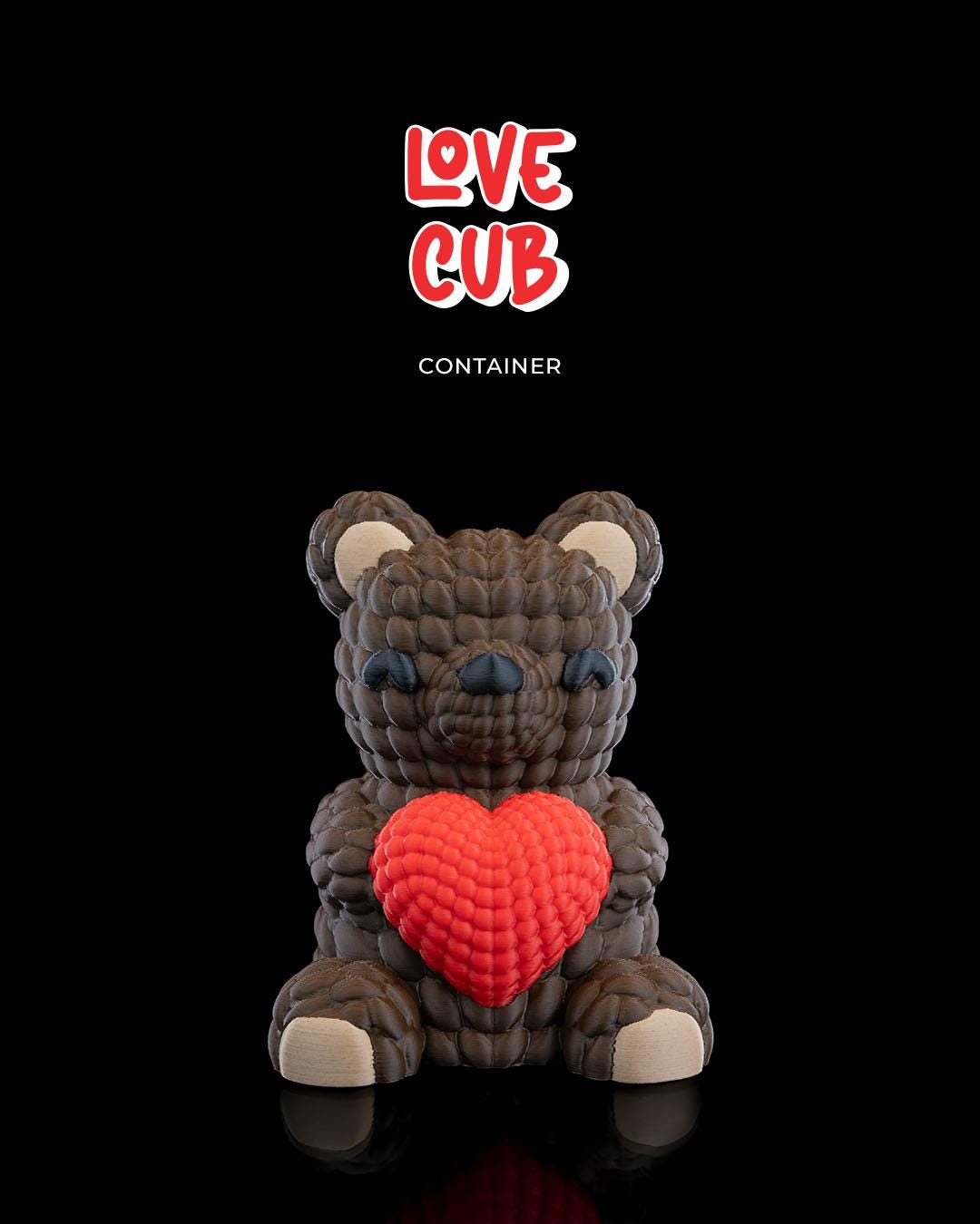 Love Cub Container | 3D Printed | Store Love With Class | Valentine's ...