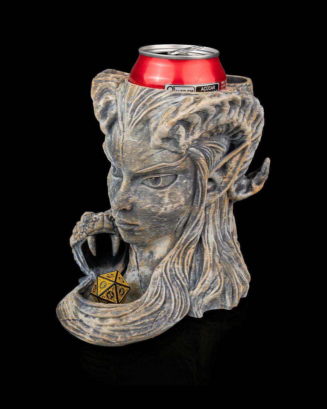 Infernal Gambit Can Holder & Dice Tower | 3D Printed | Tabletop Games ...