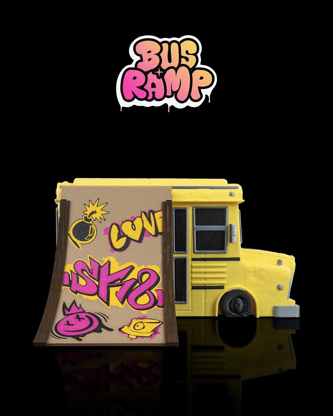 Bus Ramp Skate Park: A Mini Skateboarding Paradise | 3D Printed ...
