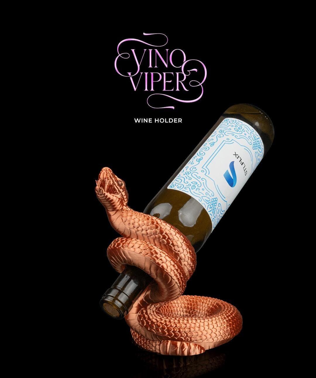 Vino Viper - Wine Holder | 3D Printed | Beverage Display | Household ...