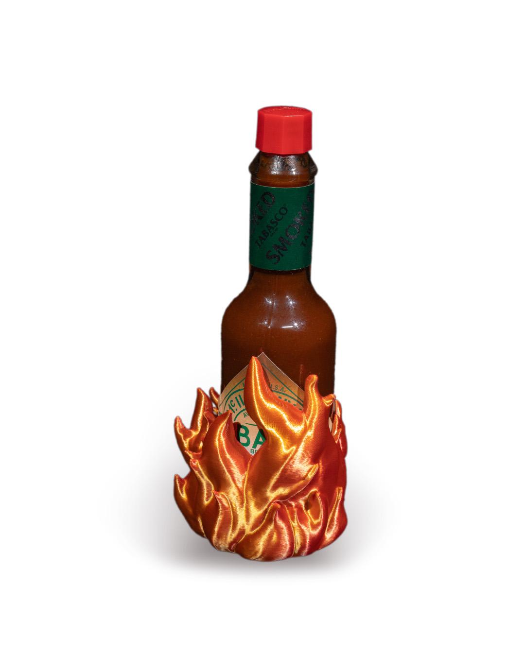 Fiery Tabasco Sauce Stand | 3D Printed | Kitchen Decoration | Spice ...