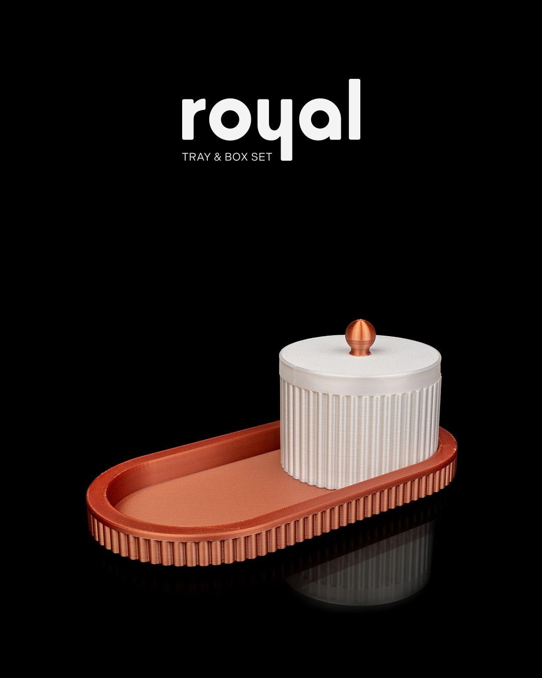 ROYAL Tray and Container | 3D Printed | Royal Tray and Box Set | Home ...