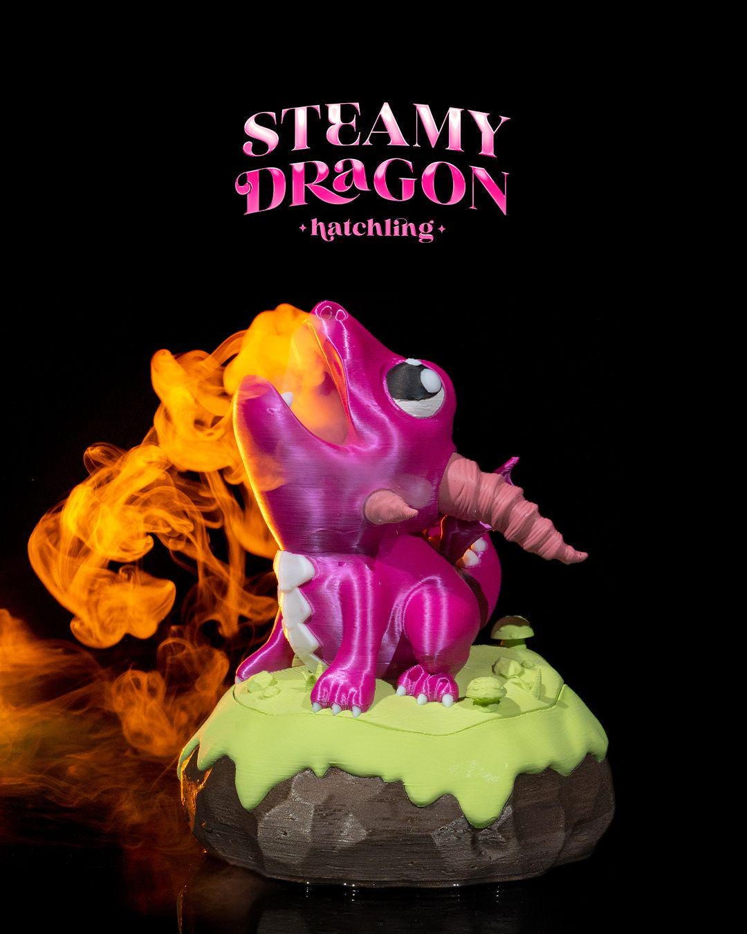 Dragon Emitting Steam - 3D Printed | High Quality | Custom Color - Etsy