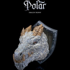 Polar Dragon Trophy | 3D Printed | High Quality | Dragon Trophies ...