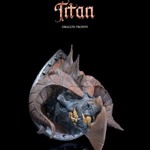 Titan Dragon Trophy | 3D Printed | High Quality | Dragon Trophies ...