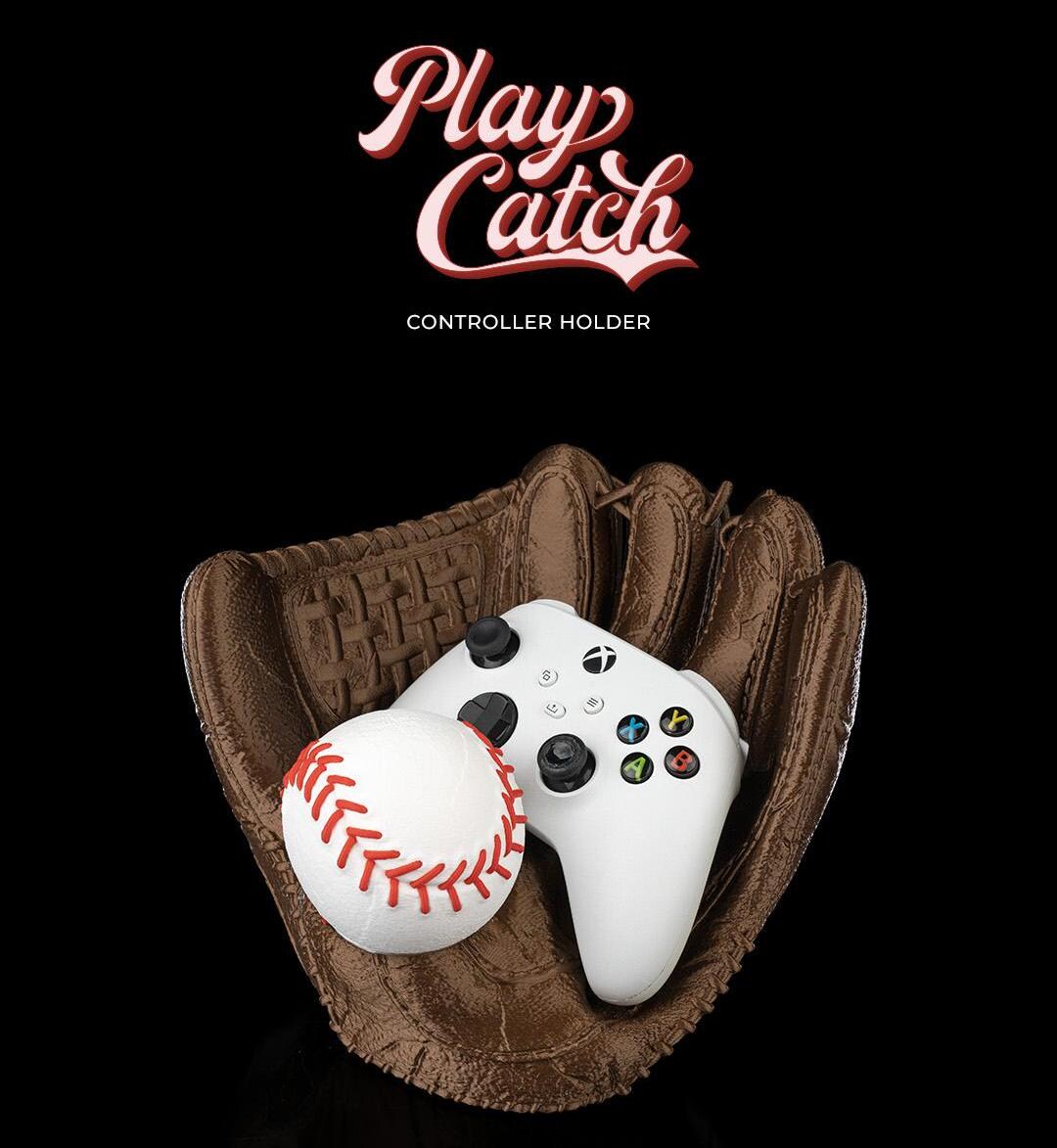 Play Catch Controller Holder | High-quality 3D Printing | Baseballfans ...
