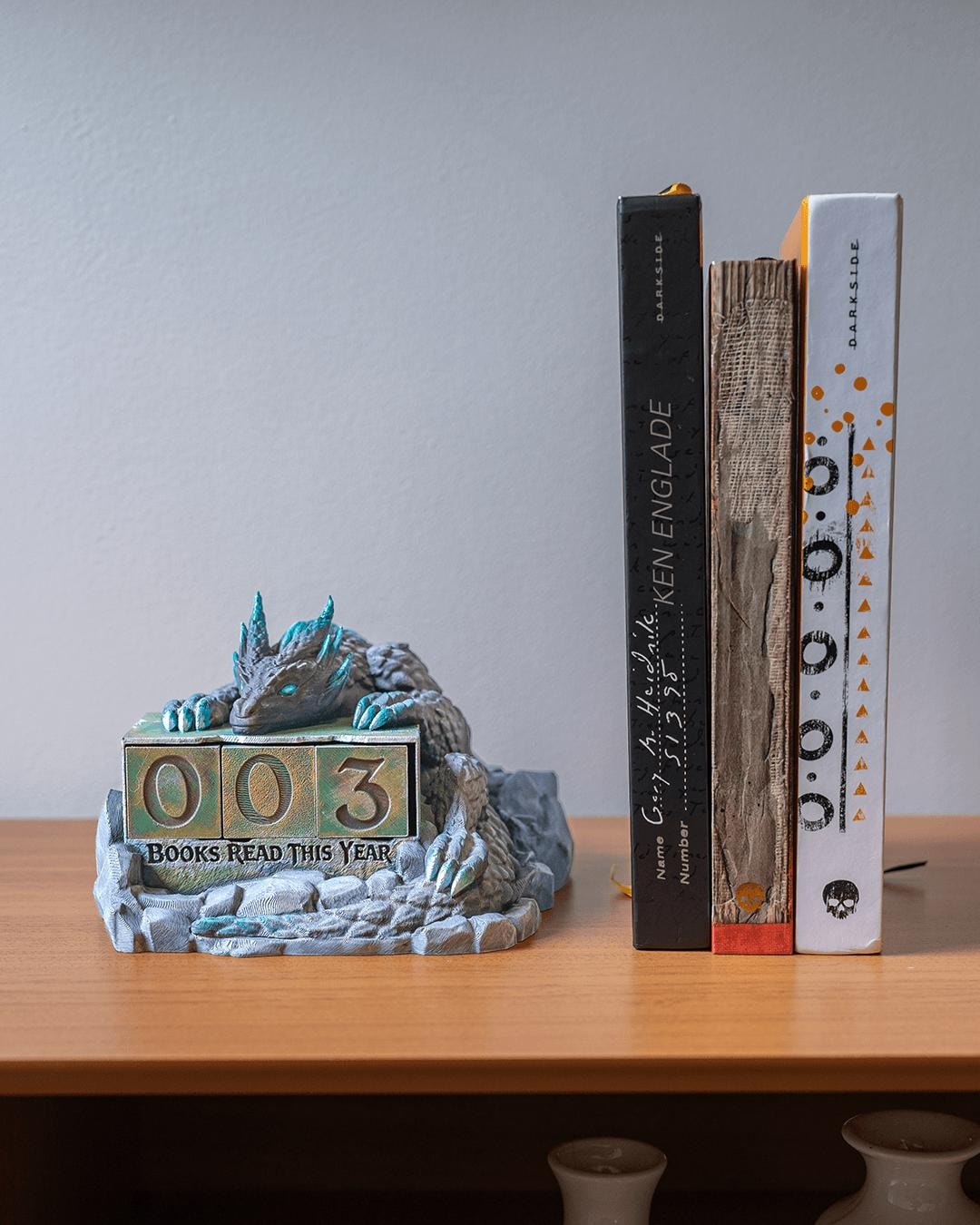 Reading Hoard Dragon Book Counter | 3D Printed Reading Tracker | Books ...