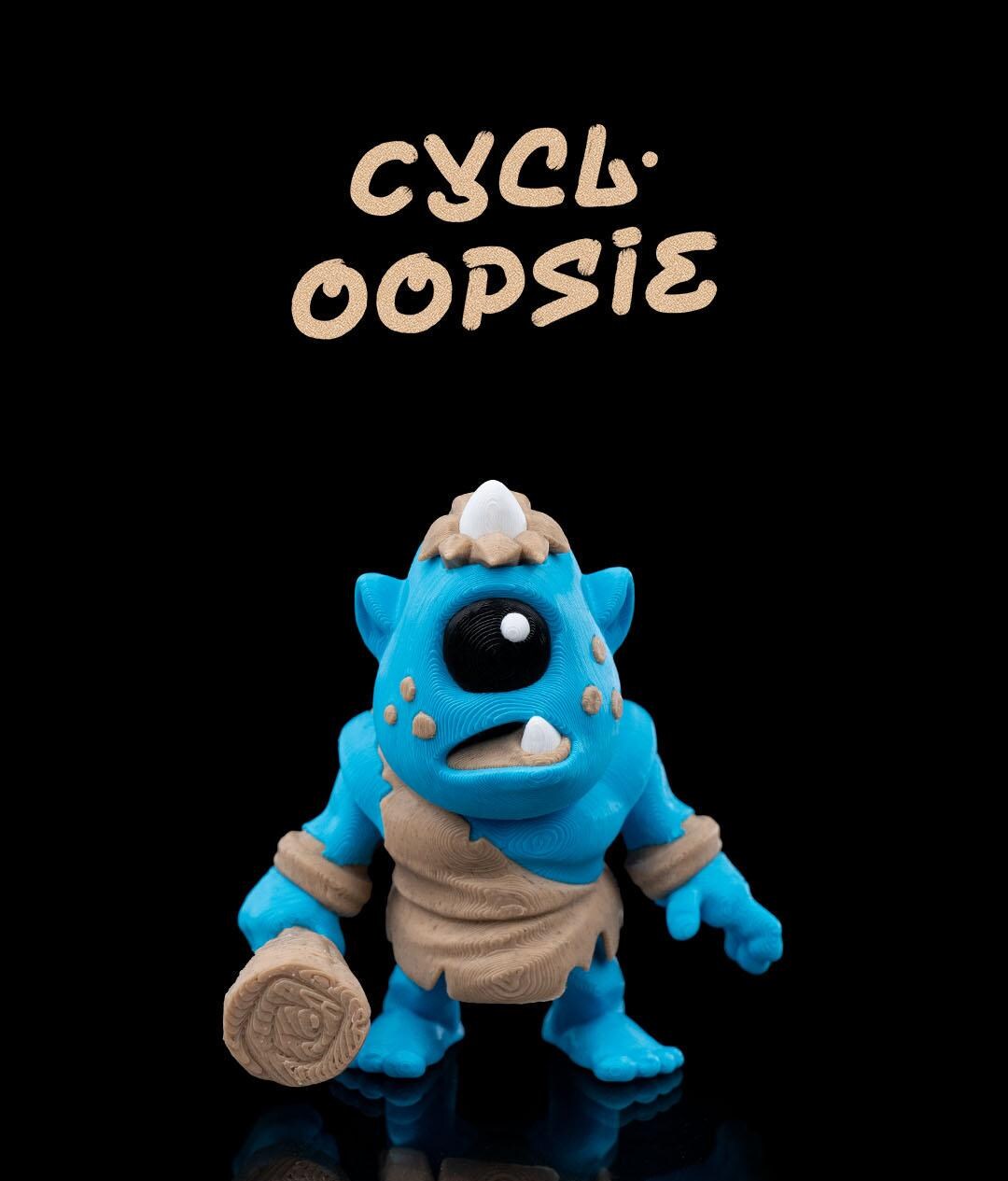 Cycl-oopsie | Cyclops Ogre | 3D Printed | Halloween Gift | Figure or ...