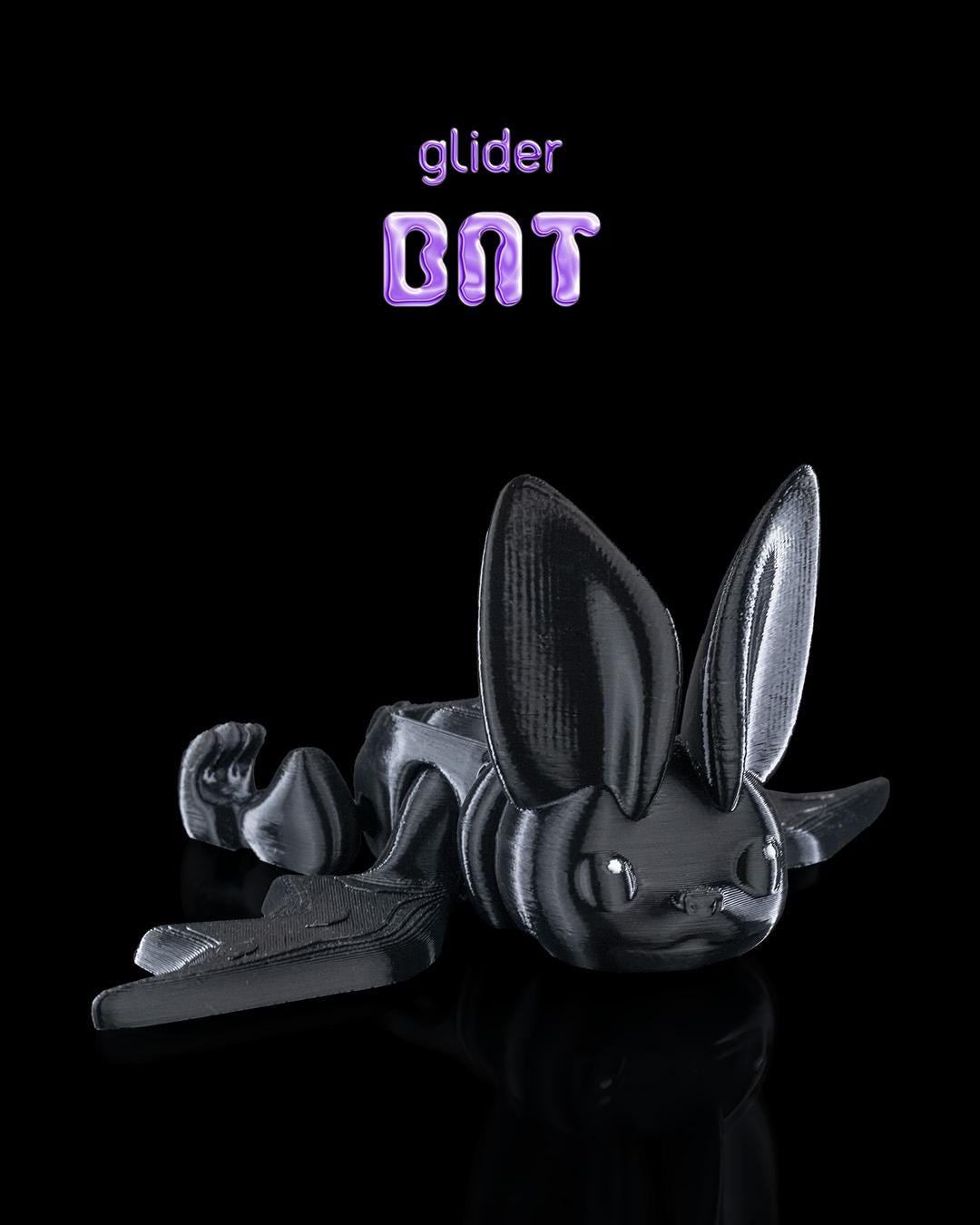 Glider Bat | 3D Printed | Flappy Wing Bat Toy | Customizable Bat With ...