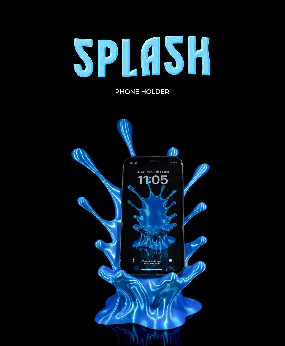 Splash Phone Holder | Original Phone Stand | 3D Printing | High Quality ...