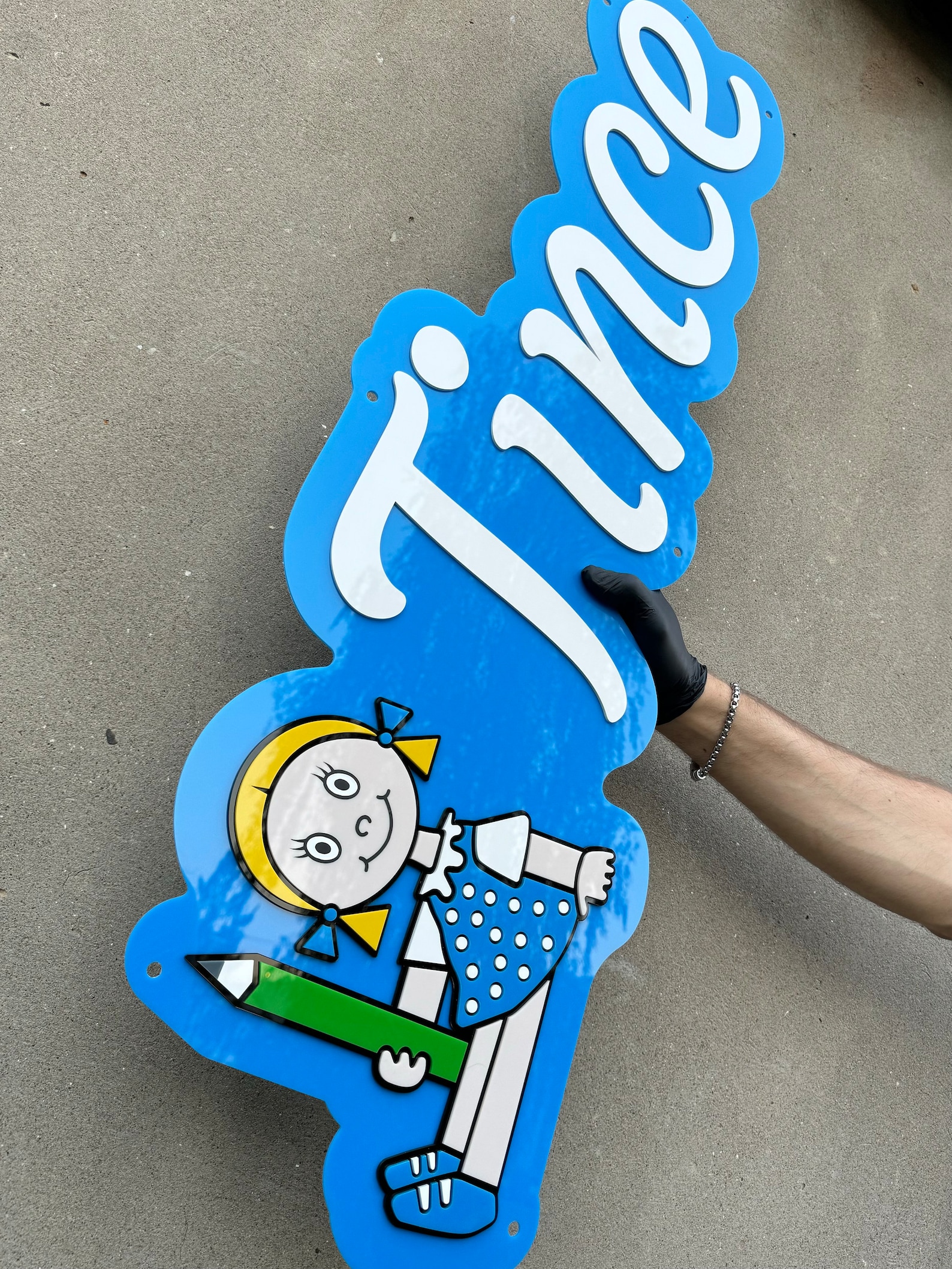 3D Layered Name Sign, Acrylic Cut Out Letters, Name Cutouts, Teenager ...