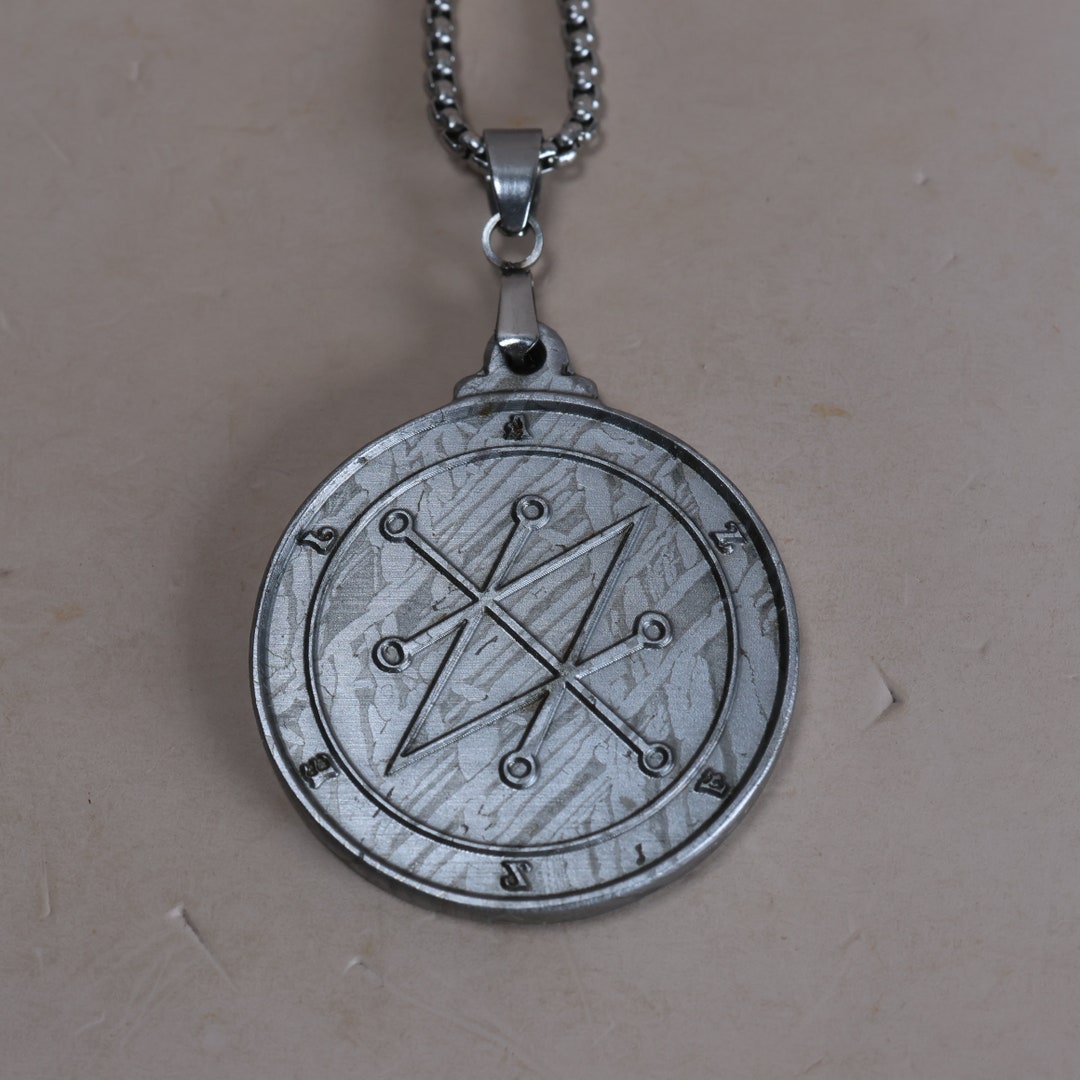 Meteorite Pendant，azazel Transmuter Symbol of Atonement and Occult ...