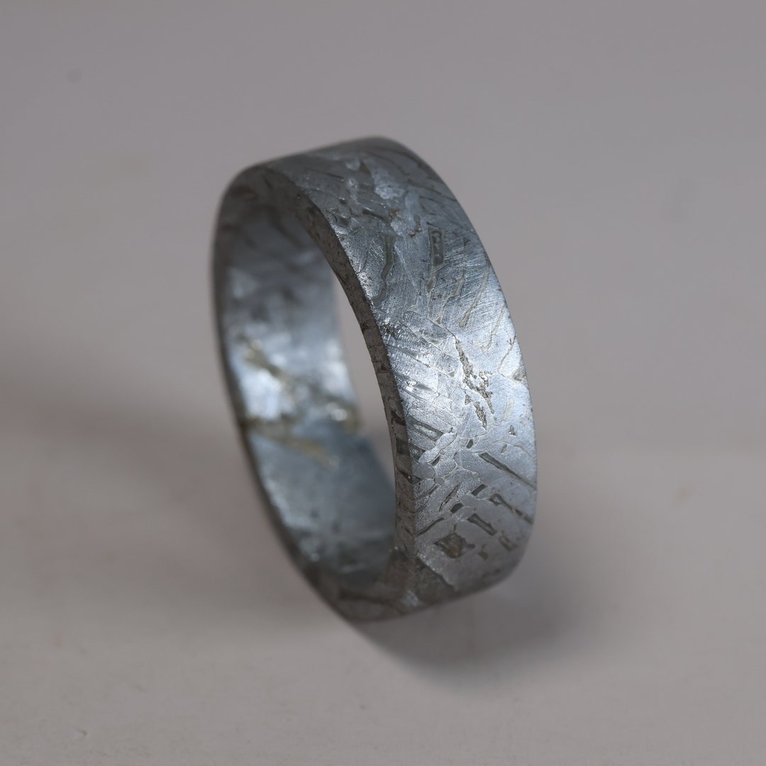 Unique Iron Meteorite Natural Meteorite Carving Ring (12 1/2 US ...