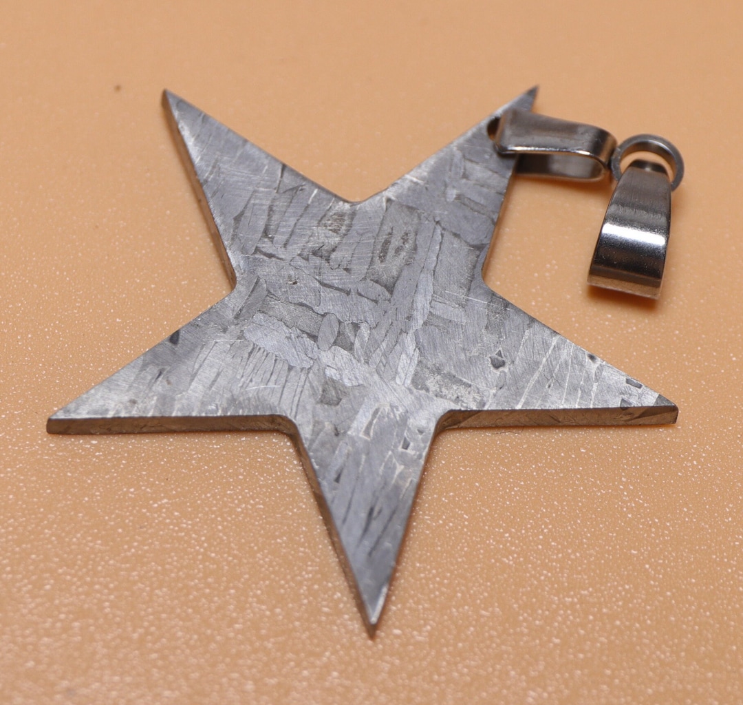 Unique Iron Meteorite Natural Meteorite Carving Pendant! Big Star ...