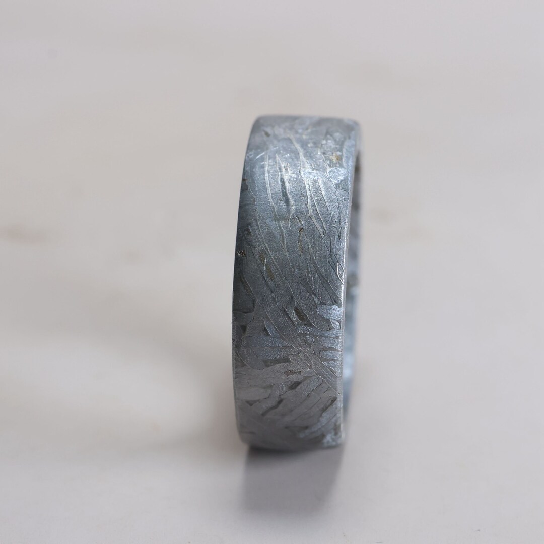 Unique Iron Meteorite Natural Meteorite Carving Ring(13us)! Custom Iron ...