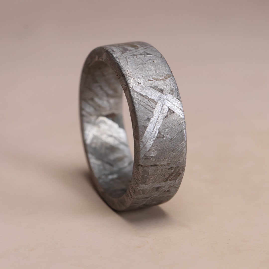 Unique Iron Meteorite Natural Meteorite Carving Ring(15us)! Custom Iron ...