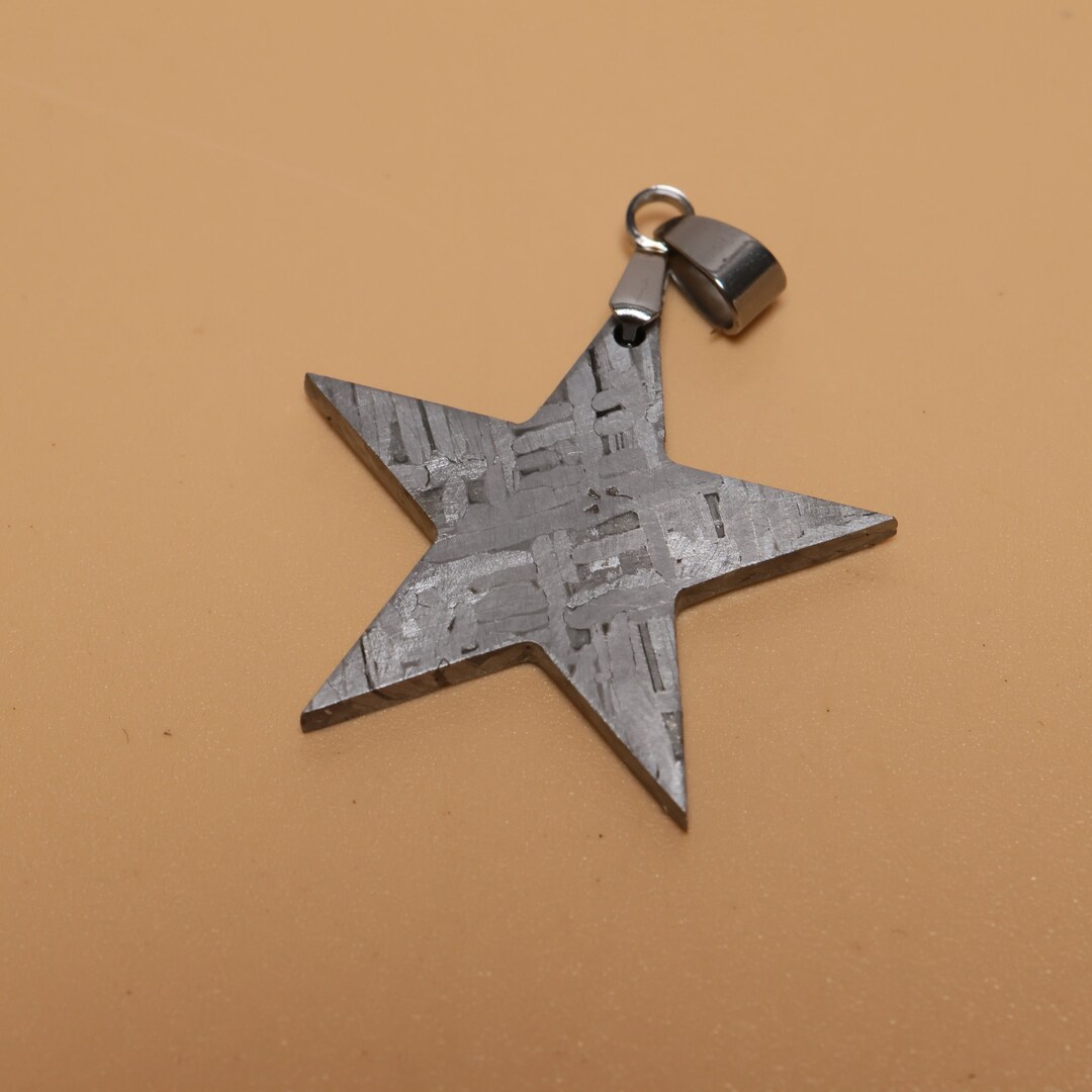 Unique Iron Meteorite Natural Meteorite Carving Pendant! Big Star ...