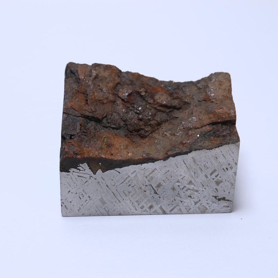 366g Natural Meteorite Piece,etched and Polished,natural Iron Meteorite ...