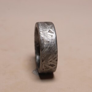 Unique Iron Meteorite Natural Meteorite Carving Ring(11 1/2 US) Custom ...