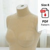 Sewing Pattern for Standard Dress Form Top Size 4 - Etsy