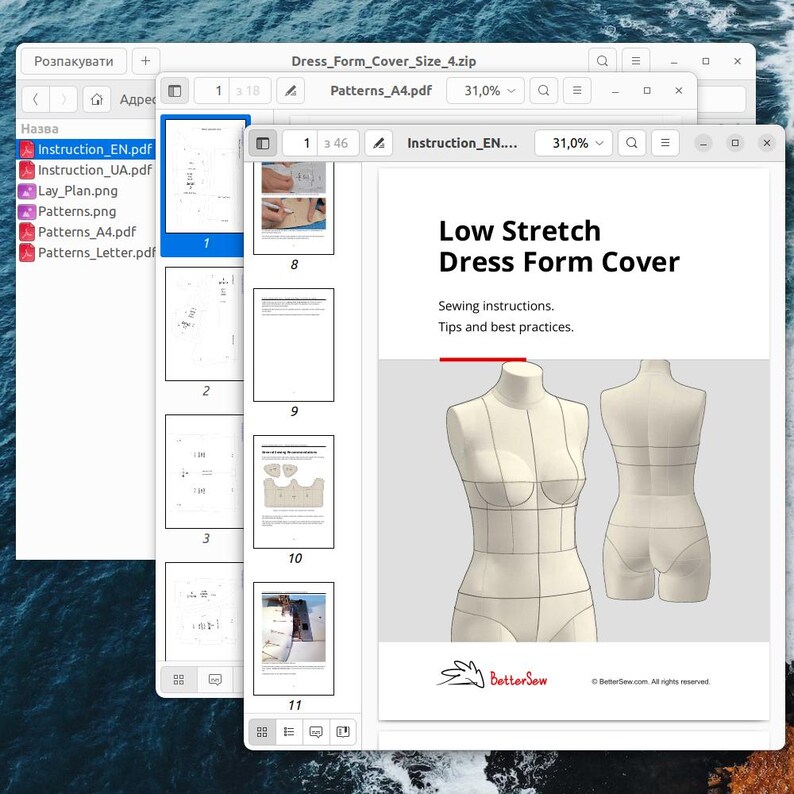 Corset Dress Form Cover Sewing Pattern: Size 10 (digital Download, PDF ...