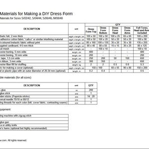 Sewing Pattern for Standard Dress Form Top Size 8 - Etsy Canada