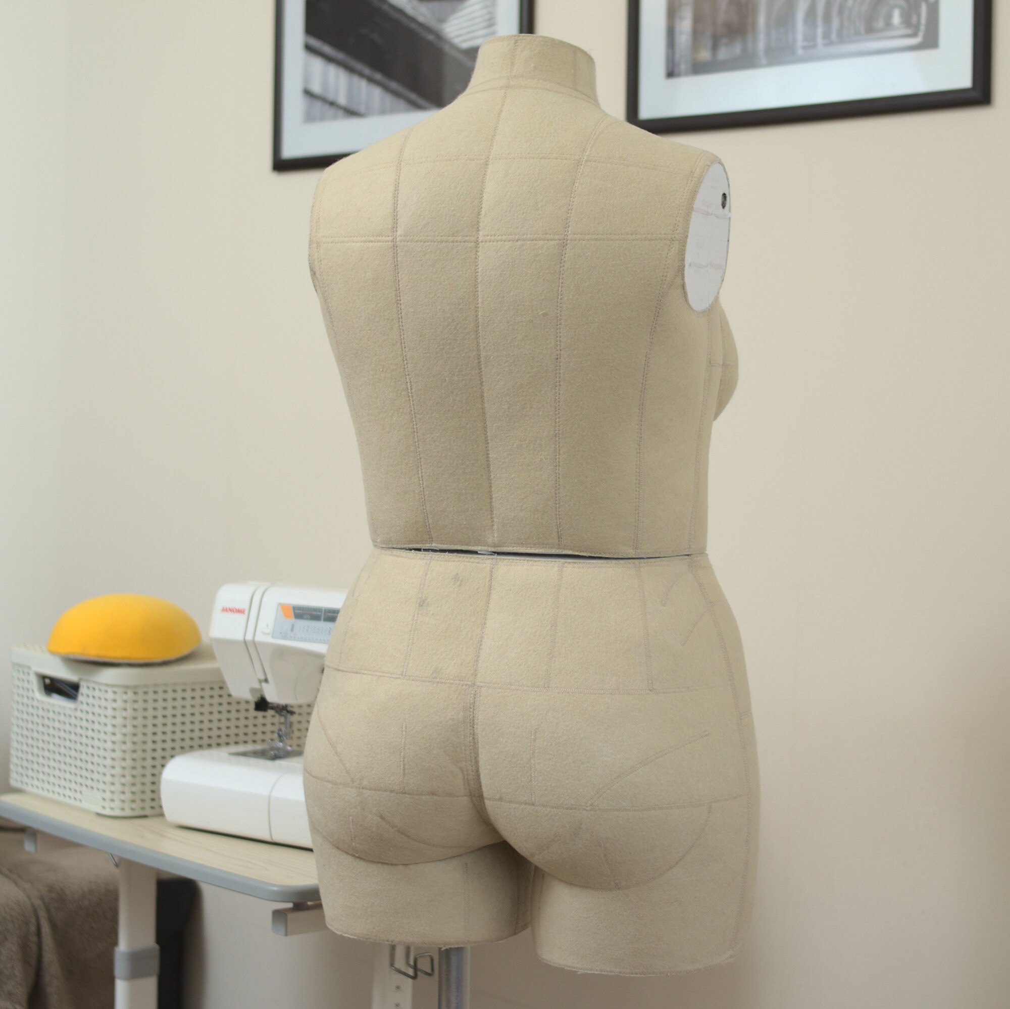 Dress Form Sewing Pattern Size 16: Torso & Cover (PDF Download) - Etsy