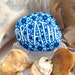 Hand Painted Rock Blue Healing Stone Breathe Painted Rocks ...