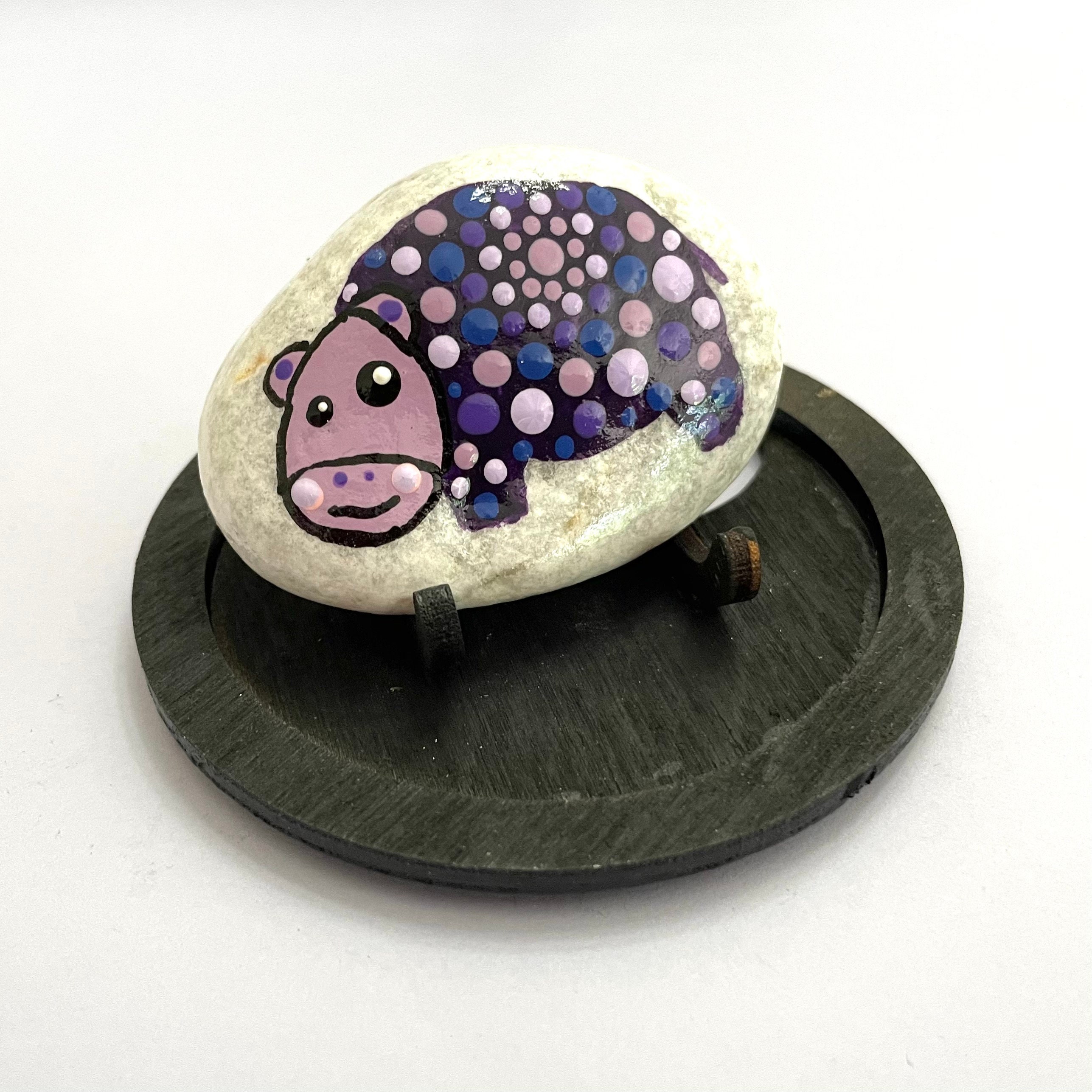 Hippo Rock Painting Painted Rock Animals Painted Mandala Stone Animal ...