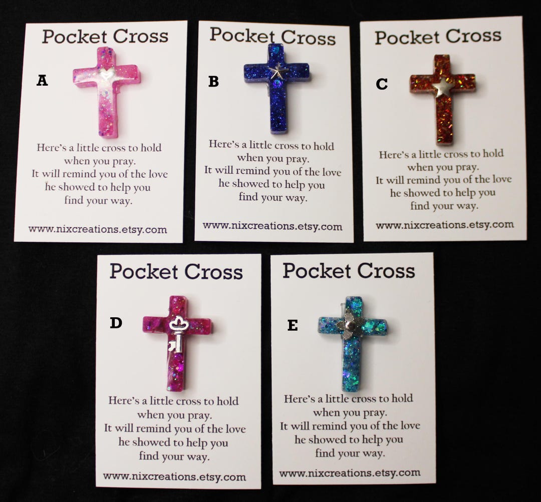 Pocket Cross, Pocket Hug, Pocket Prayer, Pocket Token, Religious Gift ...