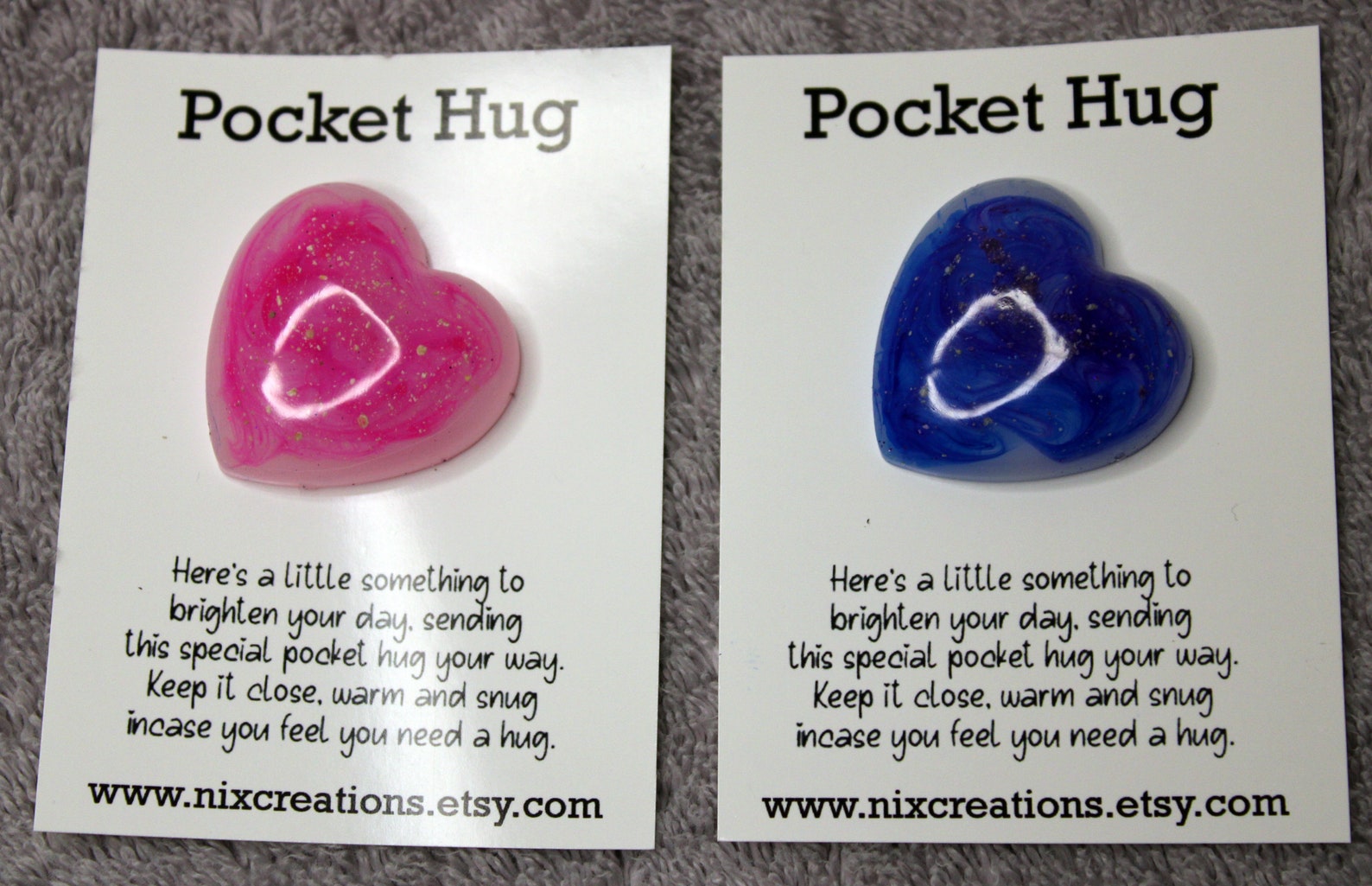 Custom Pocket Hug Resin Heart Keepsake Gift With Ashes - Etsy