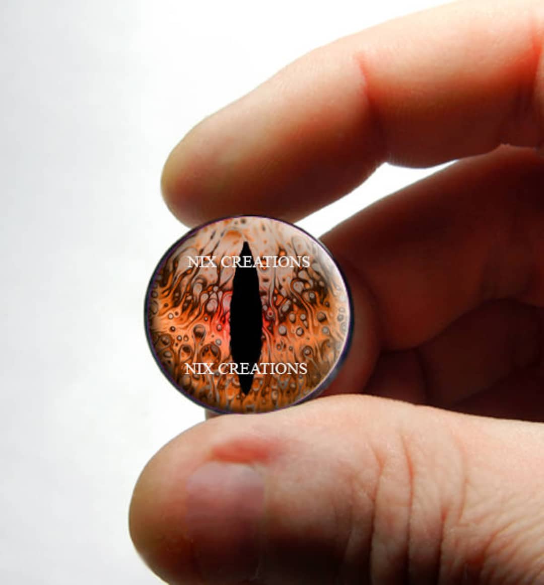 Glass Eyes - Liquid Rust Dragon Glass Eyes Glass Taxidermy Doll Eyes ...
