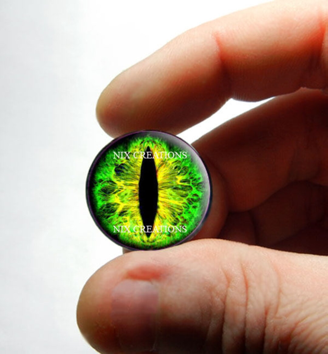 Dragon Glass Eyes - Night Stalker Dragon Eyes Handmade Glass Cabochons ...