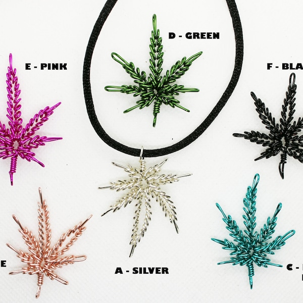 Wire Marijuana Leaf - Etsy