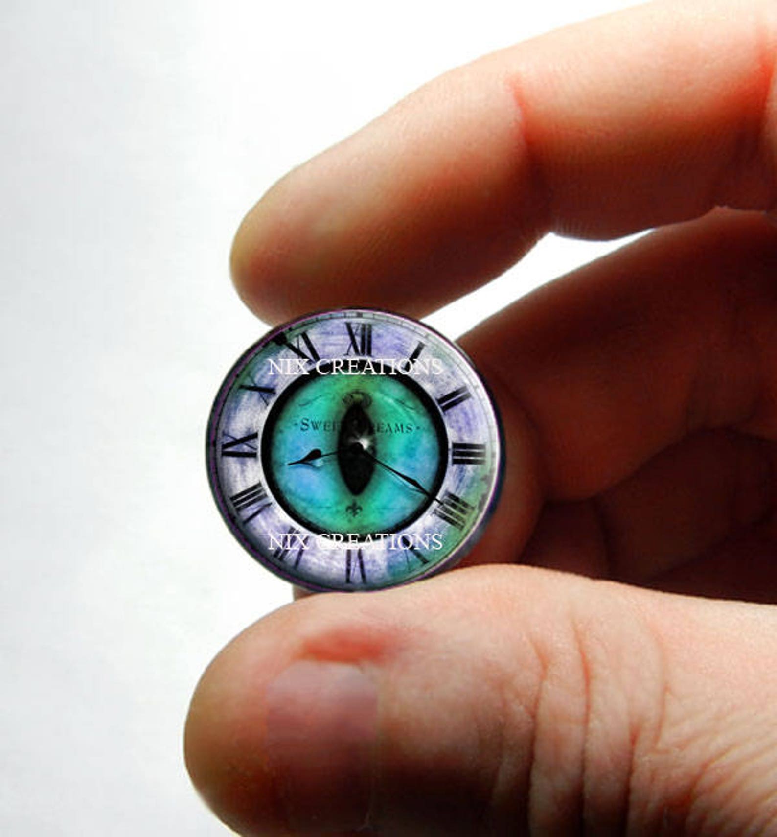 Glass Eyes - Steampunk Clockwork Green Dragon Glass Eyes Glass ...