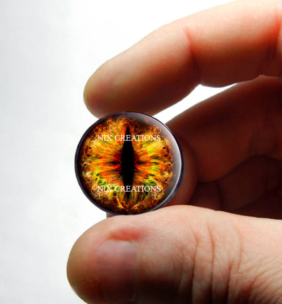 Glass Eyes Eye of Sauron Dragon Glass Eyes Glass Taxidermy - Etsy
