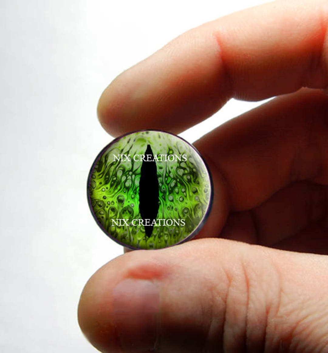 Glass Eyes - Liquid Emerald Dragon Glass Eyes Glass Taxidermy Doll Eyes ...