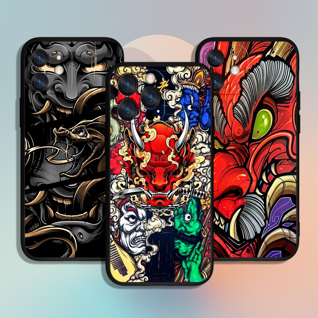 Japan Samurai Swordsman Art Phone Case for iPhone 11 12 13 14 15 16 XS ...