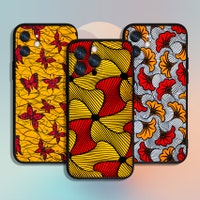 Geometric Pink & Gold Ethnic Phone Case| African Bead Art Case| Iphone ...