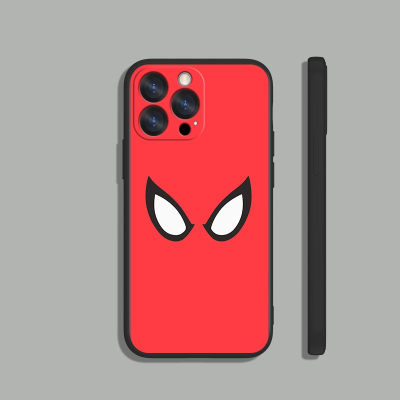 Spider Man Cartoon Art Phone Case for iPhone 11 12 13 14 15 XS XR Pro ...